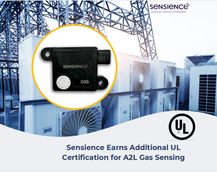 Sensience Earns Additional UL Certification for A2L Gas Sensing | Sensience